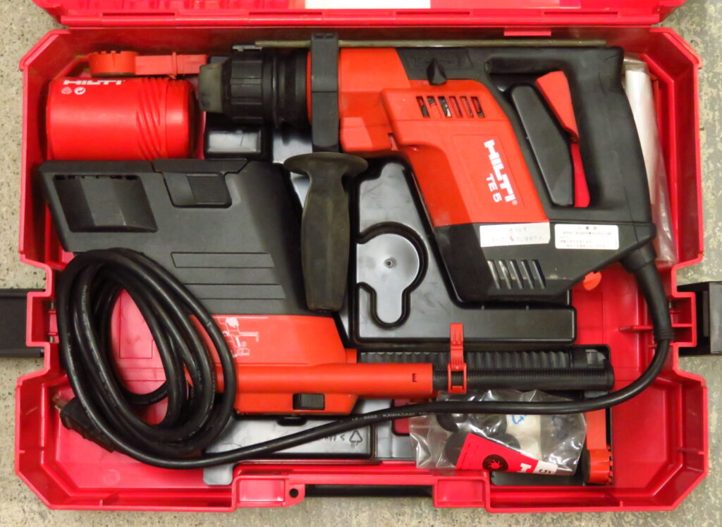 HILTI ロータリーハンマドリル 集塵システム付 TE-5/TE5-DRS / 電動工具を買取させていただきました！ | 電動工具買取なら高額買取No1広島県福山市のリユース・マート
